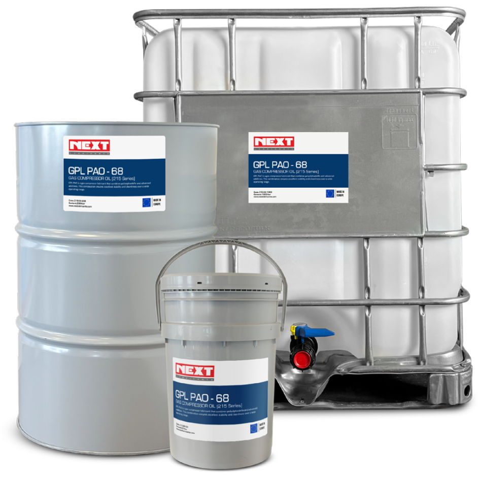 GPL PAO 32, 208л (синтетическое масло PAO для газовых компрессоров ...